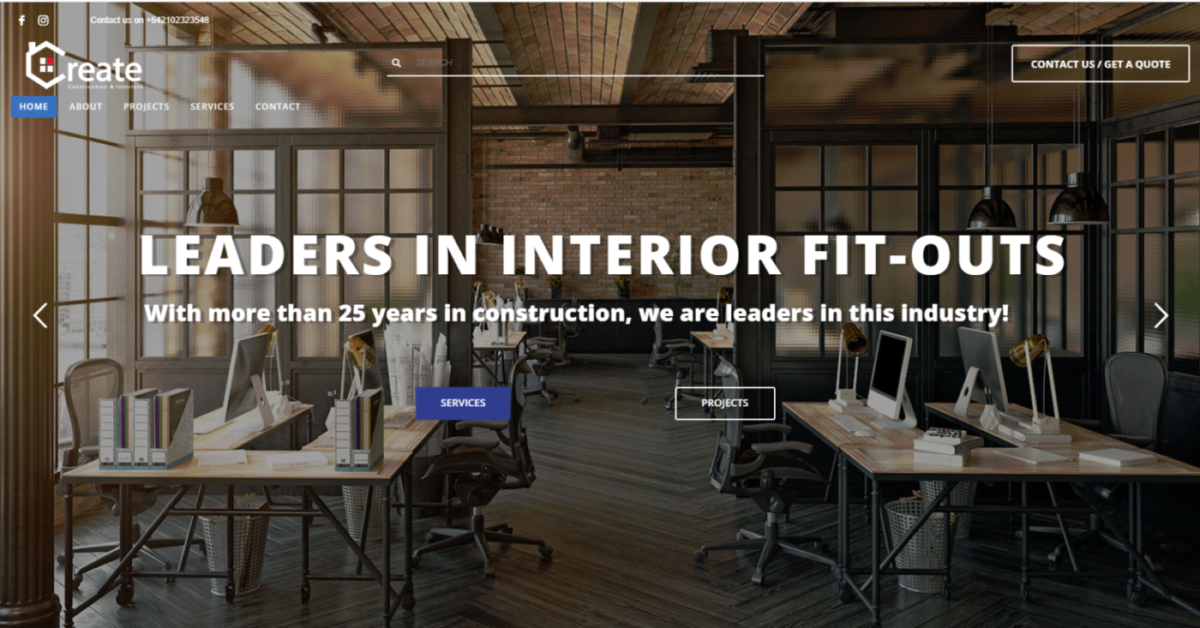 Create Interiors & Construction Limited | Our Services